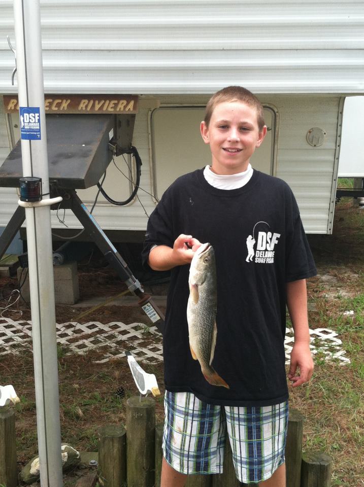 Trout in the back bays and flounder pounding - delaware-surf-fishing.com