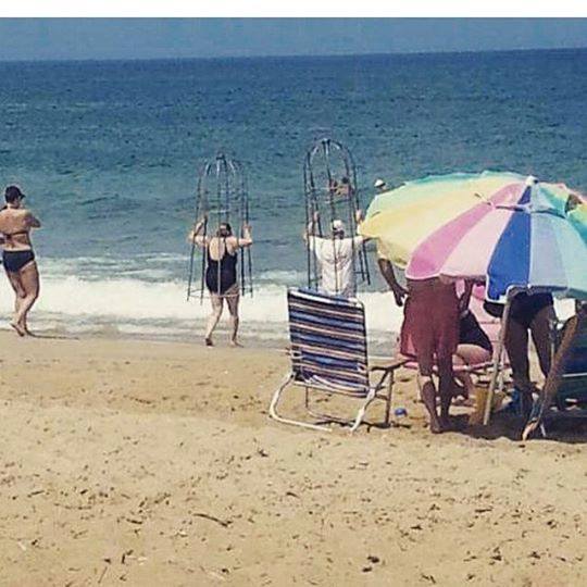 Shark Cages for Beach Goers Hit the OBX