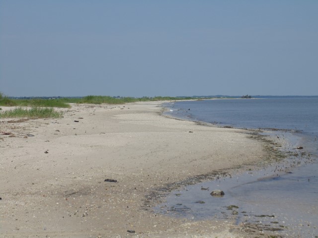 Bennett's Pier Beach looking north toward South Bowers Beach - delaware ...