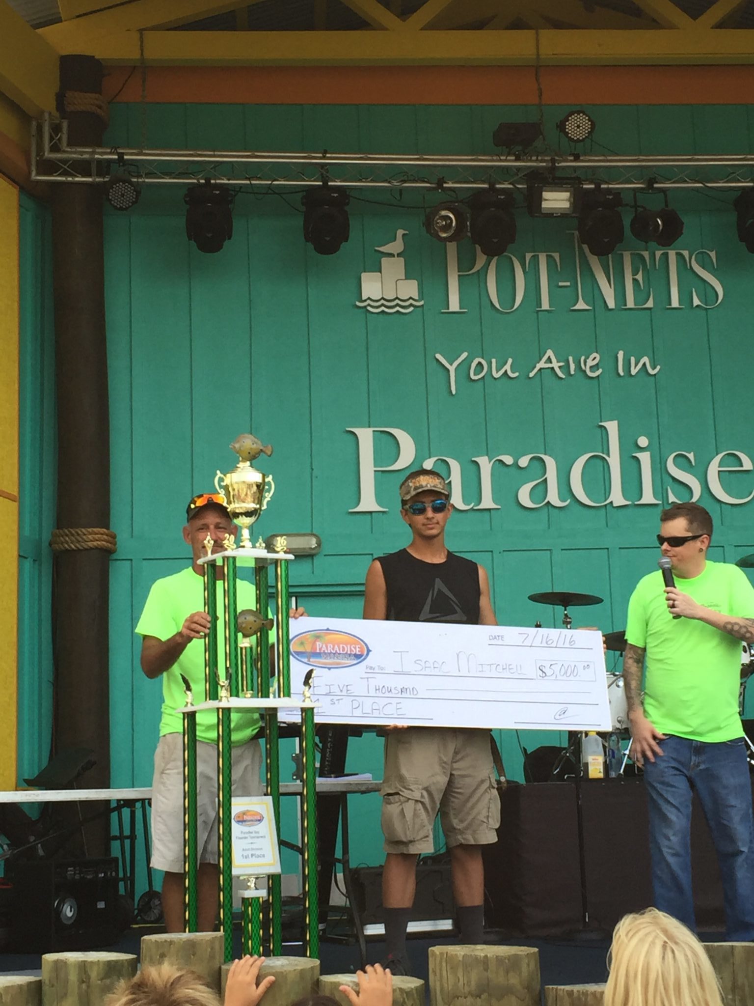 Isaac Mitchell last year's first place winner - delaware-surf-fishing.com