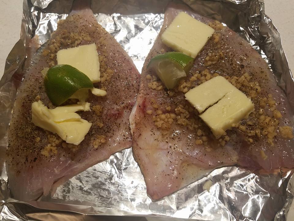 Trigger ready for the grill with butter, garlic,and lime. - delaware ...