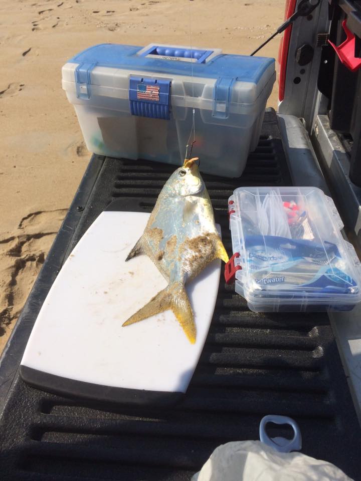 Pompano caught by Anne Lawver .. photo courtesy of DS Custom Tackle ...