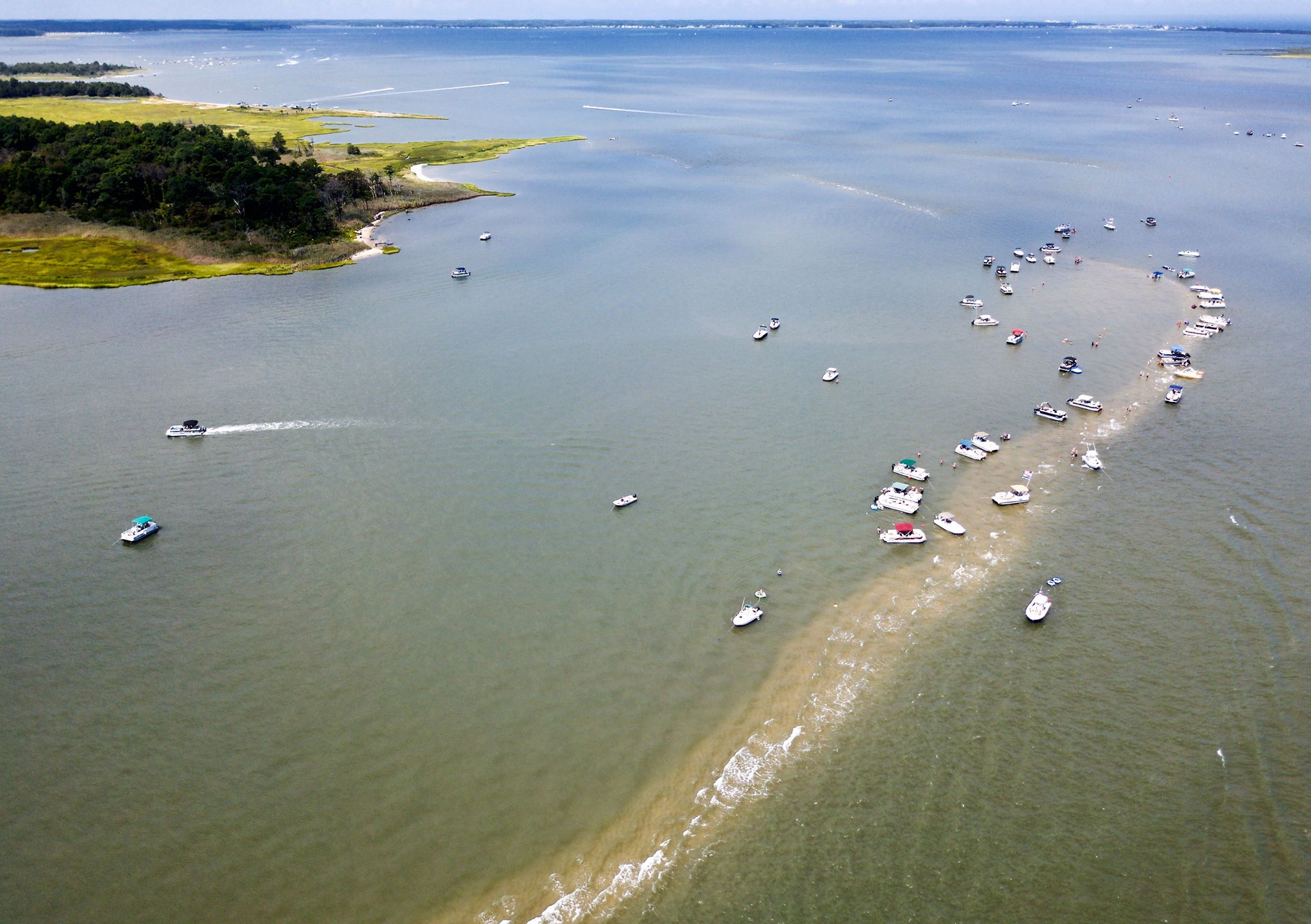 Sandbar Outside of Massey's Ditch between Indian RIver Bay and Rehoboth ...