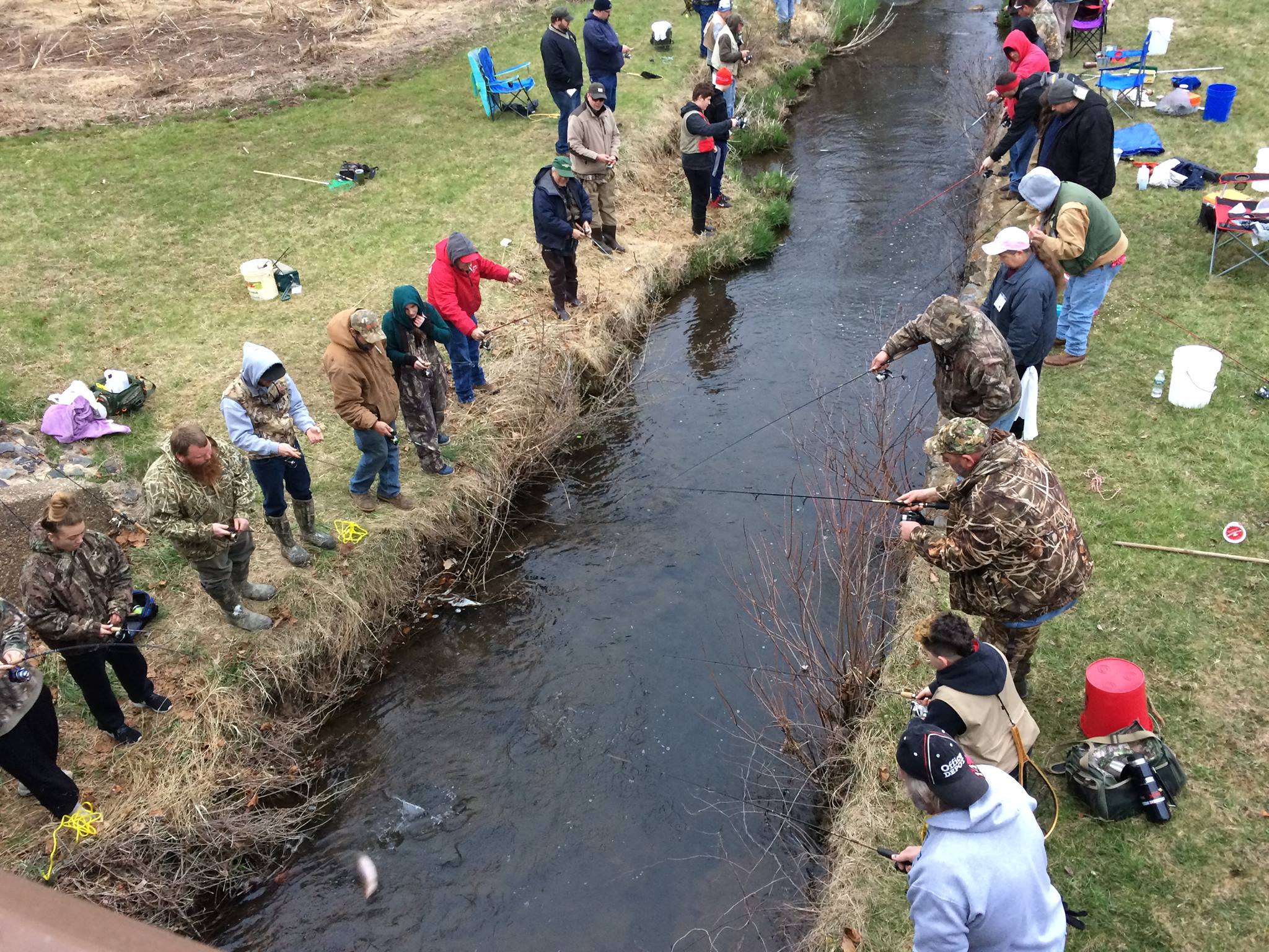 brandywine creek opening day - delaware-surf-fishing.com