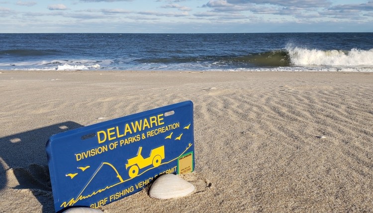 Delaware Surf Fishing Tag for driving onto Delaware State Park beaches ...