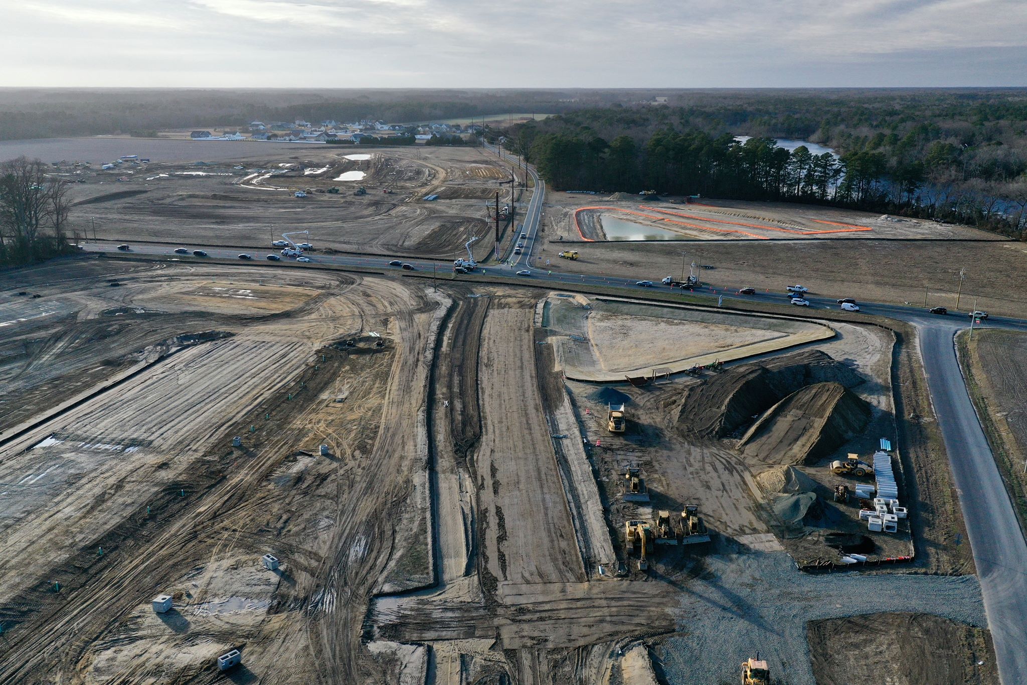 Route 24, Hollymount, and Sloan Road intersection construction ...