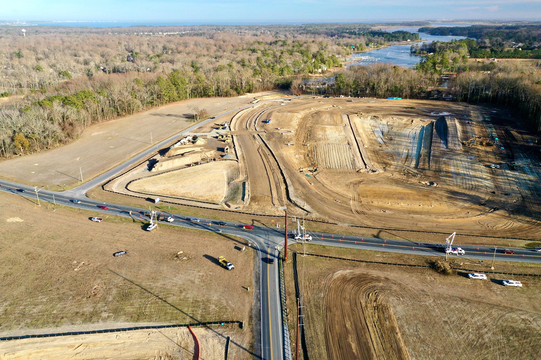 Route 24, Hollymount, and Sloan Road intersection construction ...