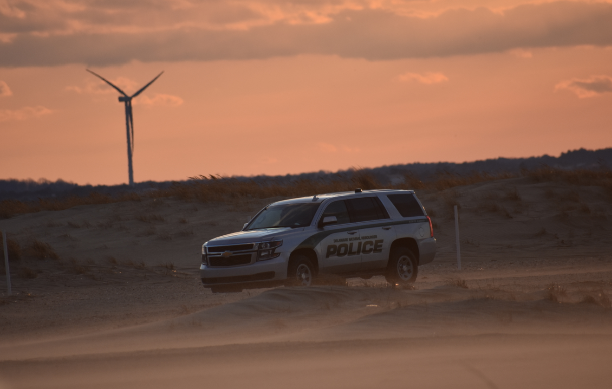 Park rangers on patrol - delaware-surf-fishing.com