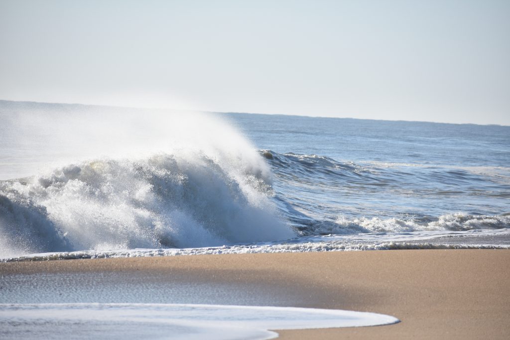 Bomb Cyclone Drops Some Bomb Waves - delaware-surf-fishing.com