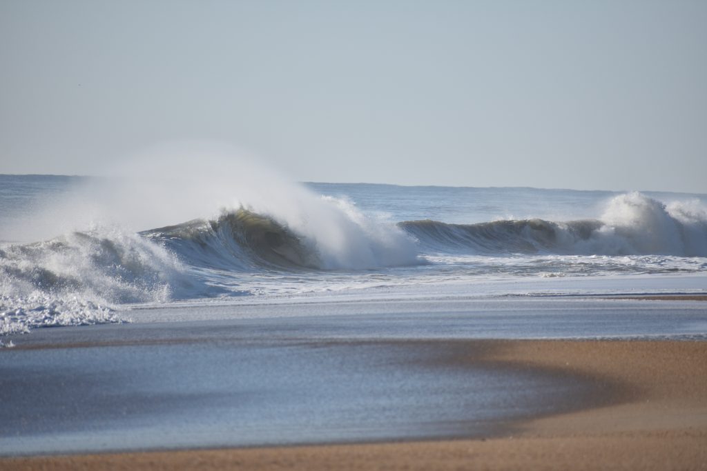 Bomb Cyclone Drops Some Bomb Waves - delaware-surf-fishing.com