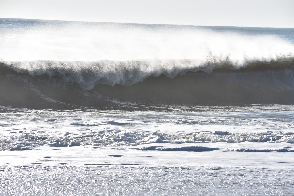 Bomb Cyclone Drops Some Bomb Waves - delaware-surf-fishing.com