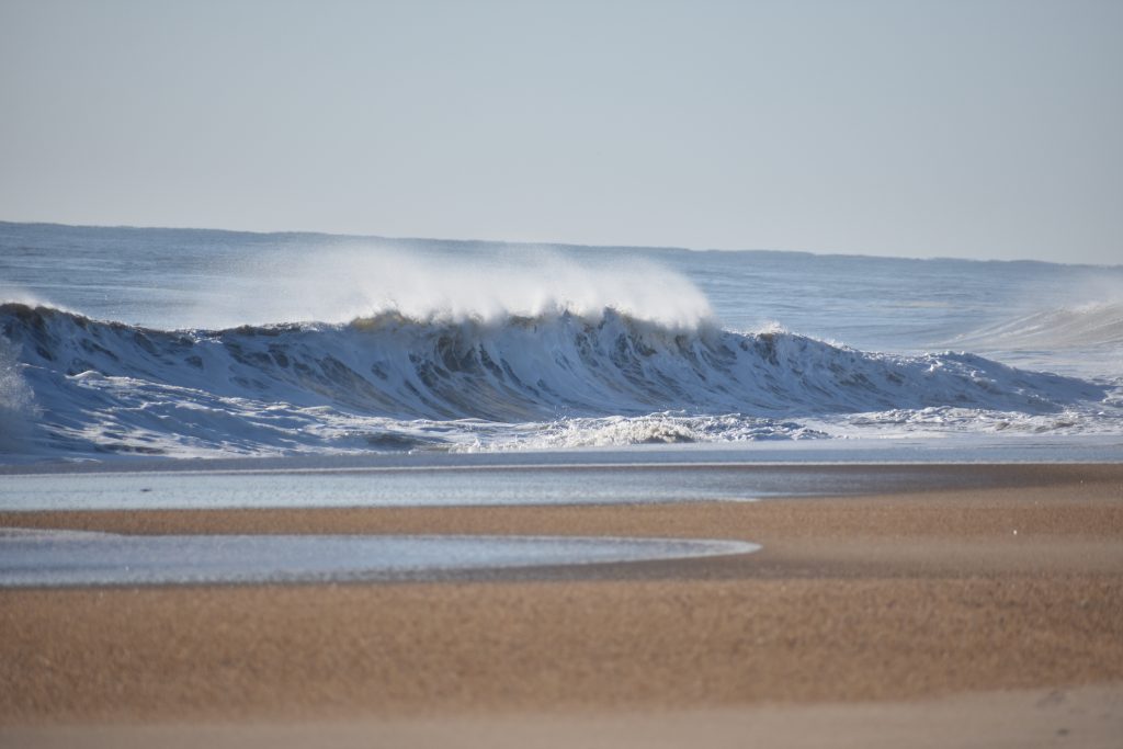 Bomb Cyclone Drops Some Bomb Waves - delaware-surf-fishing.com