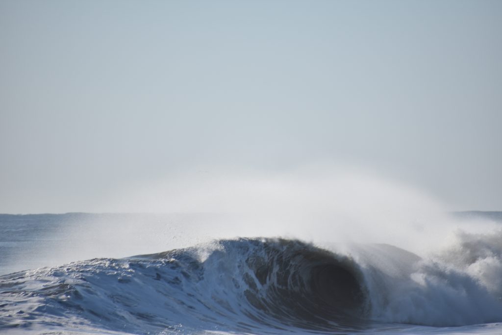Bomb Cyclone Drops Some Bomb Waves - delaware-surf-fishing.com