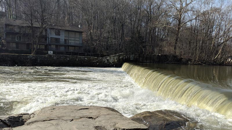 Dam on the Brandywine River ... photo by Chris Guest - delaware-surf ...