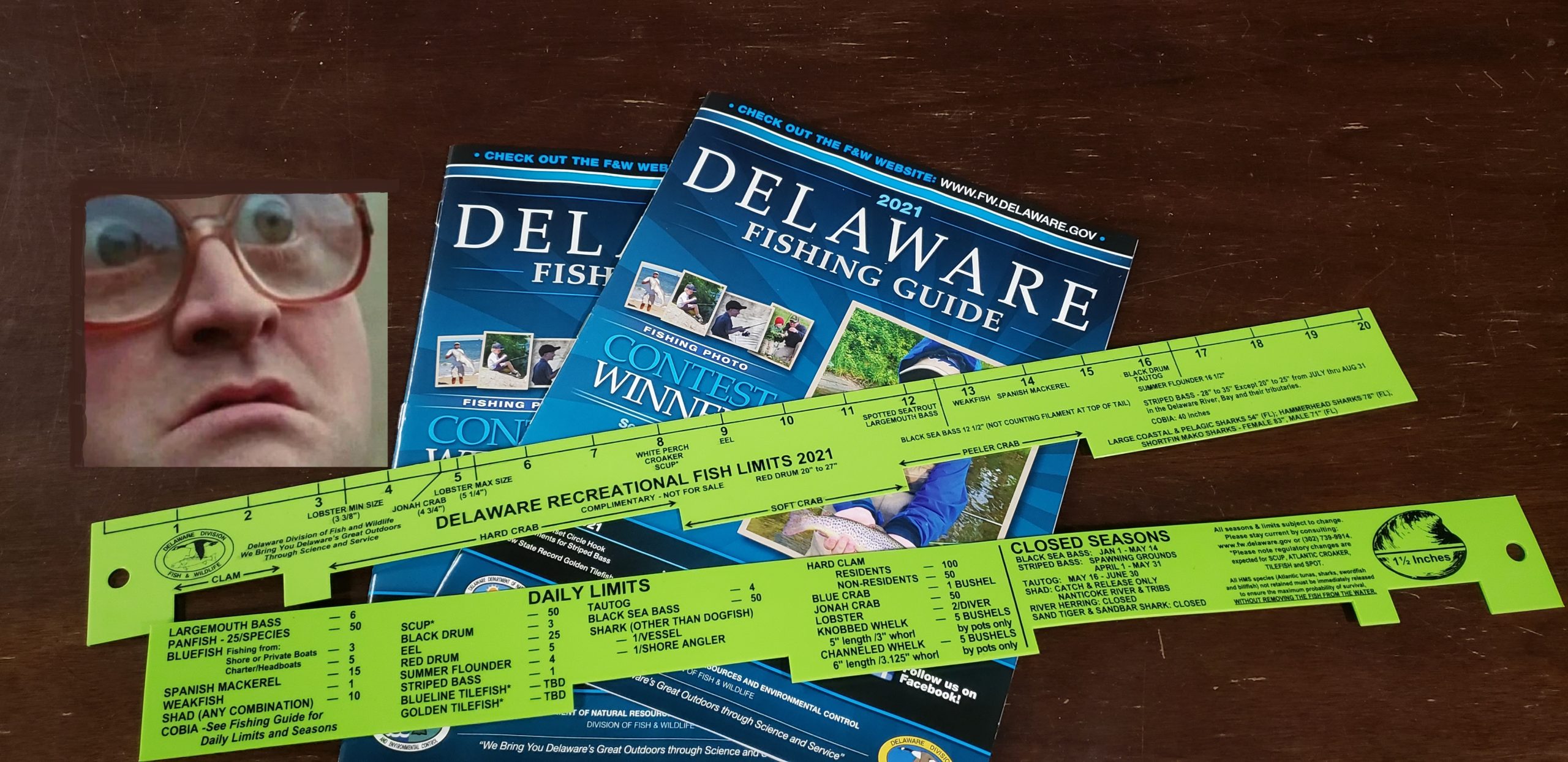 2021 Delaware Fishing Guide and Ruler - delaware-surf-fishing.com