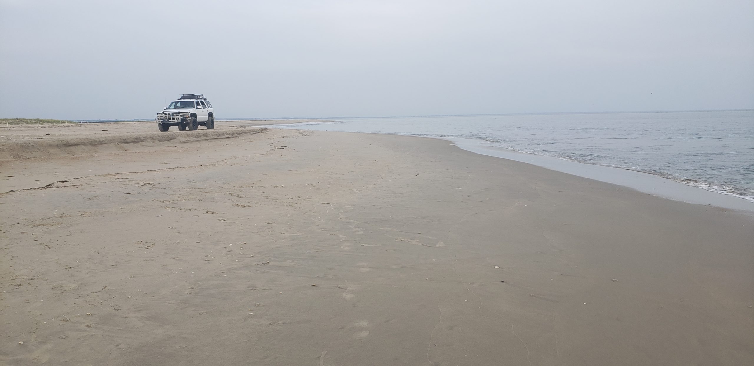 looking towards bay side form the point - delaware-surf-fishing.com